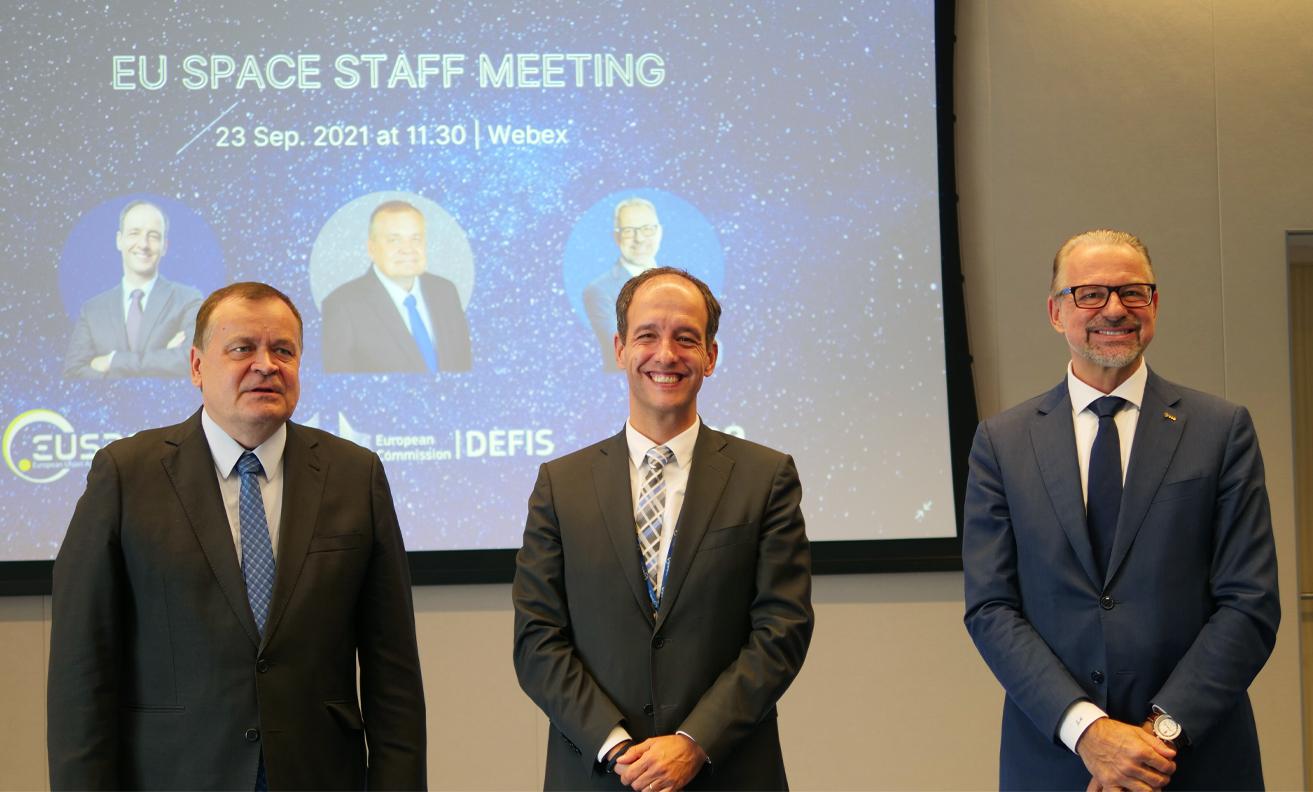 High level meeting between EC, EUSPA and ESA takes place in Prague | EU ...